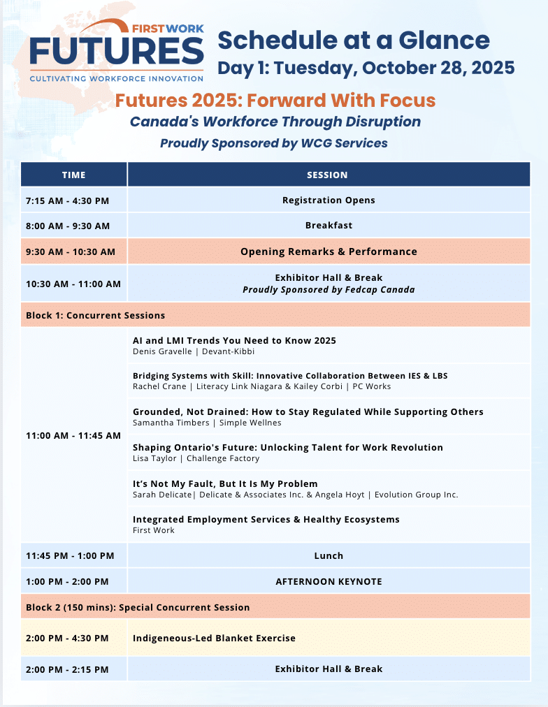 2025 Futures Workforce Development Conference - First Work